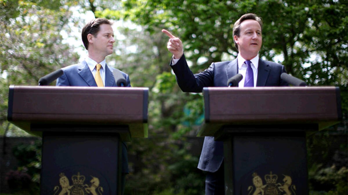Simon Carr: Cameron and Clegg - Same suits, ties and wives . . . what ...