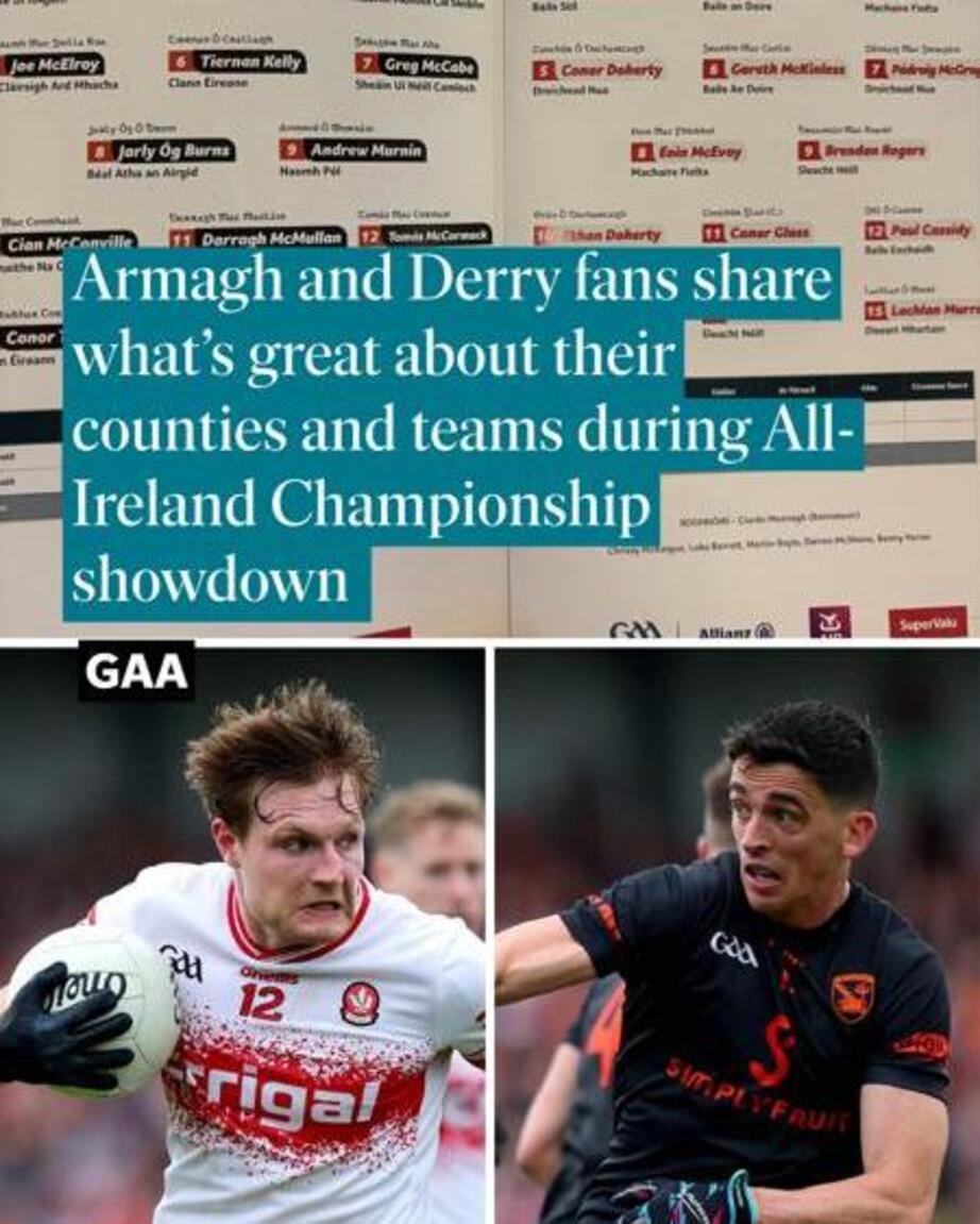 Armagh v Derry fans 🏐 | Belfast Telegraph