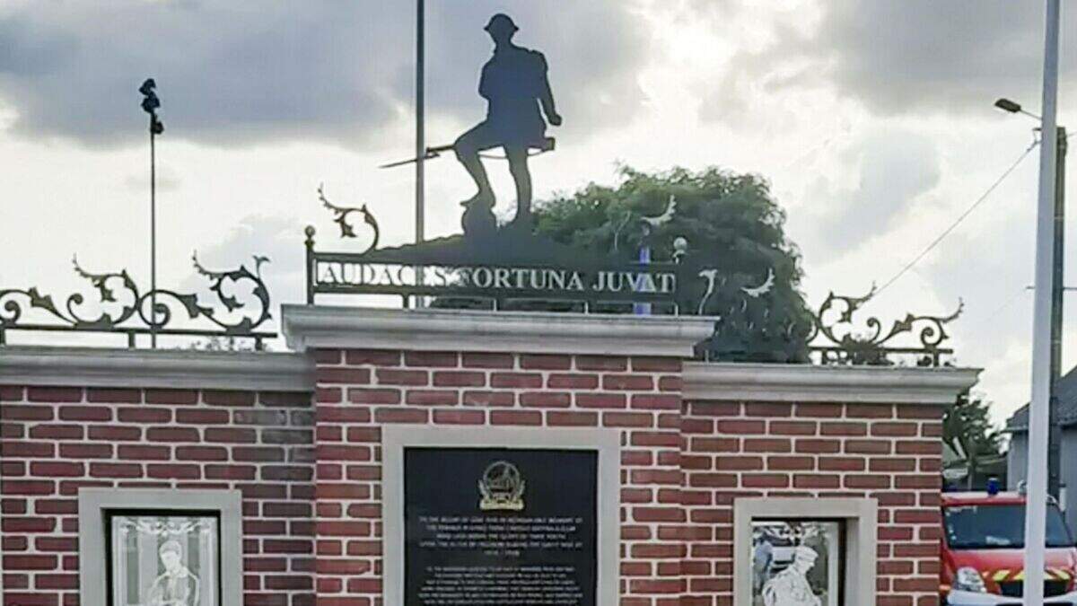Linfield honours its First World War heroes with official memorial in ...