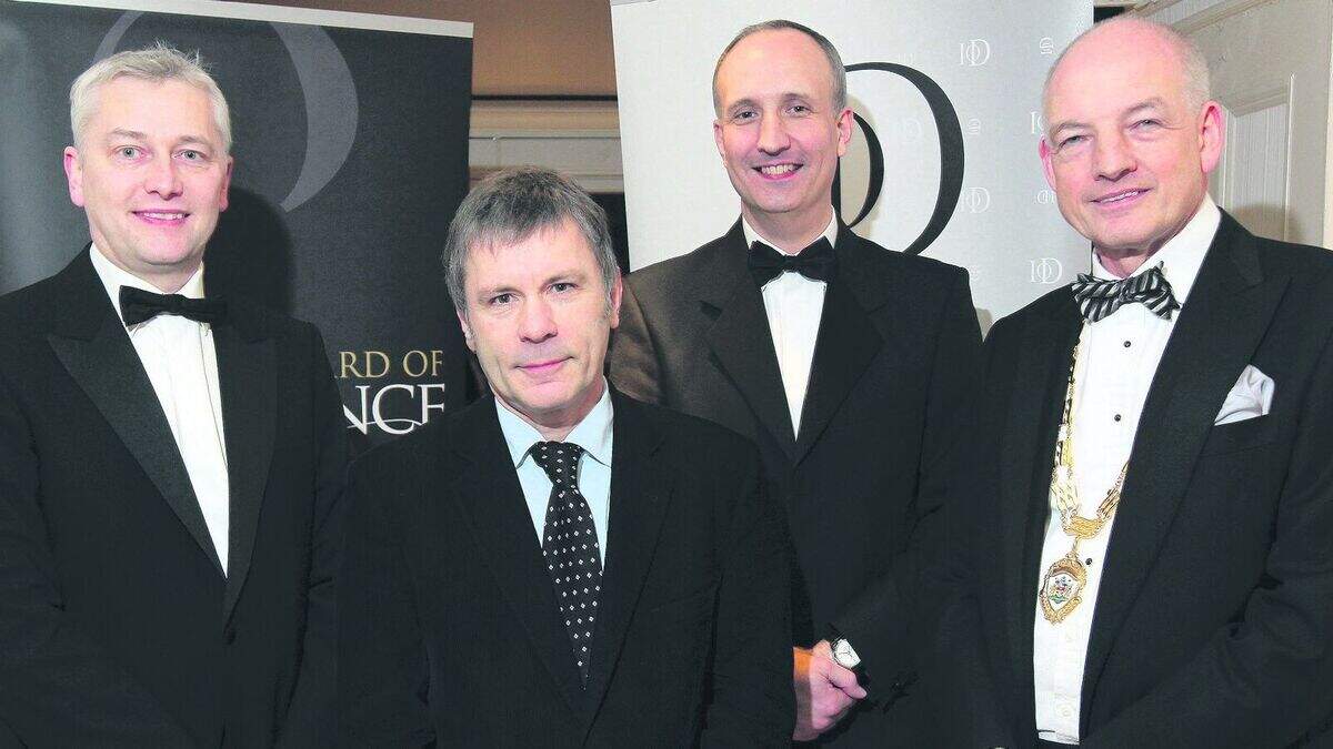 Rock singer goes down a storm at directors' dinner | Belfast Telegraph