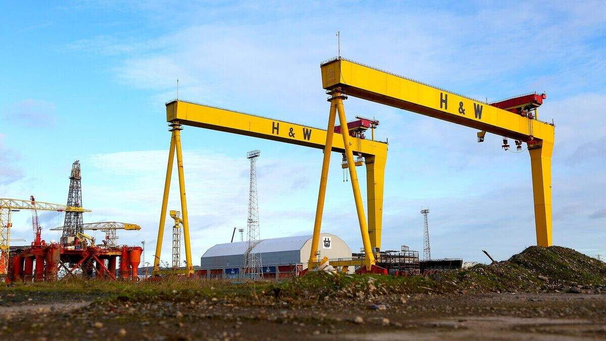 Harland and Wolff: The historic cranes that have lit up Belfast’s ...