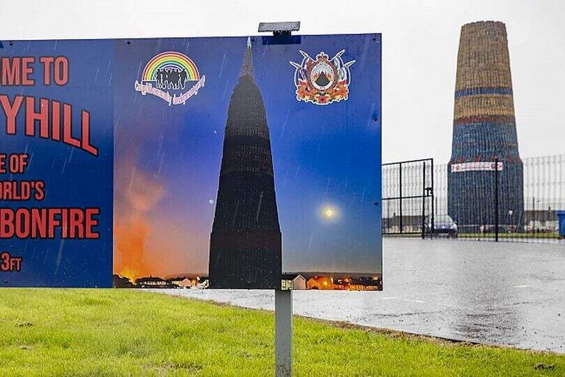 Craigyhill bonfire nears completion ahead of Eleventh night - ‘Largest ...