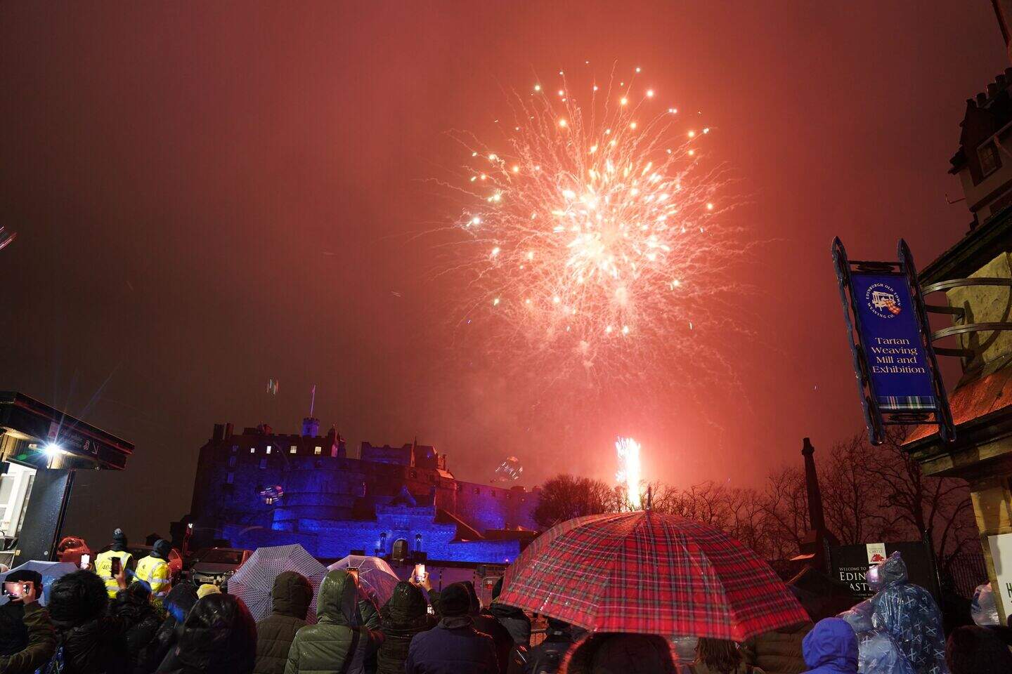 Revellers celebrate New Year’s Eve across UK with fun and fireworks ...