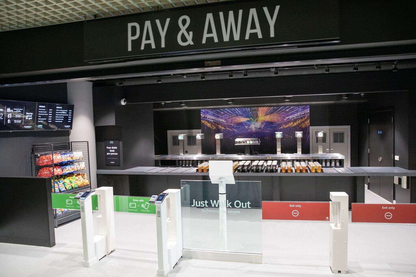 SSE Arena Belfast: Amazon’s Just Walk Out shop opens with no checkouts ...