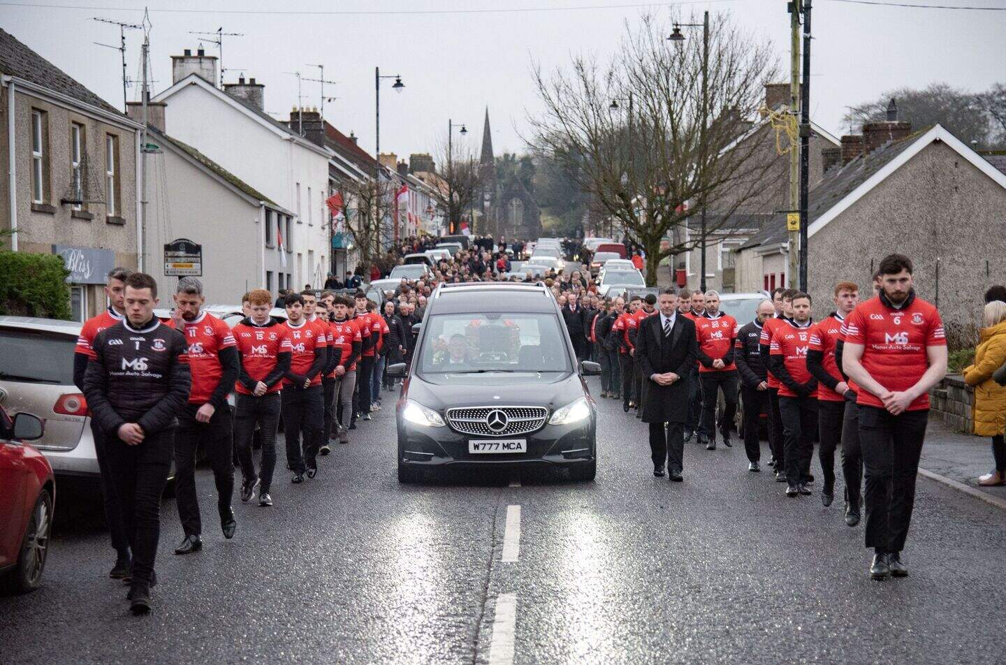 Jody Gormley: GAA President and former players turn out for Tyrone ...