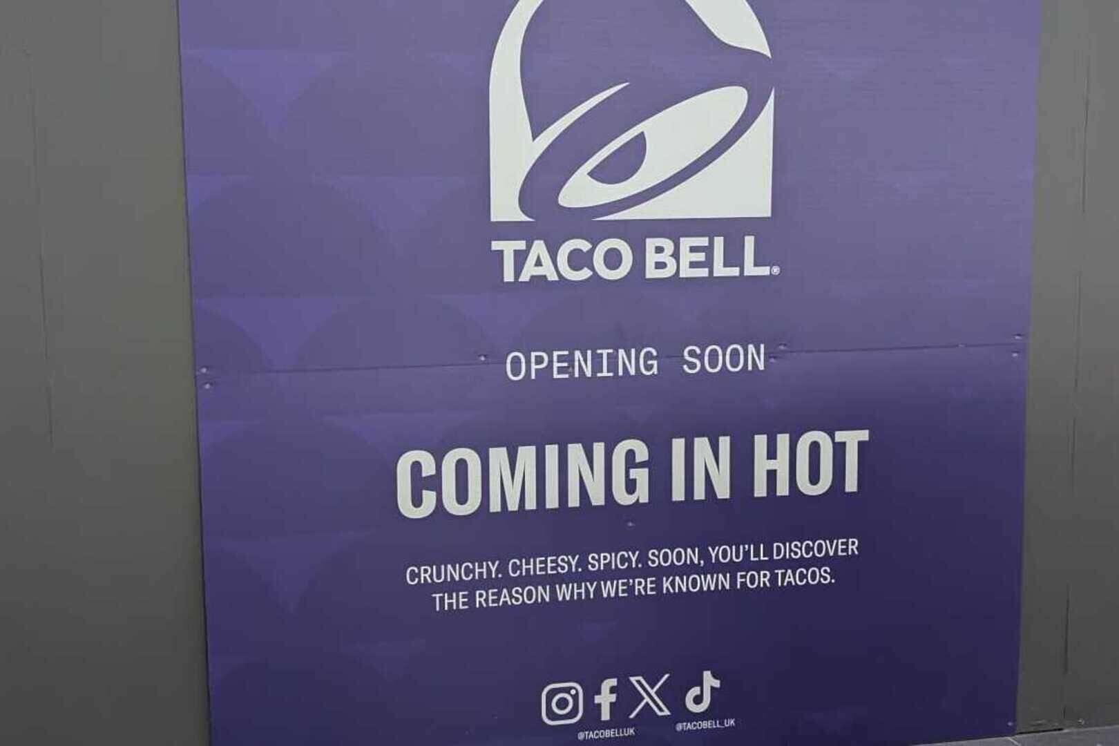 Taco Bell Northern Ireland: First restaurant opening at Applegreen ...