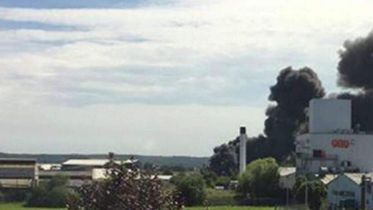 Firefighters tackle blaze at plastics recycling facility | Belfast ...