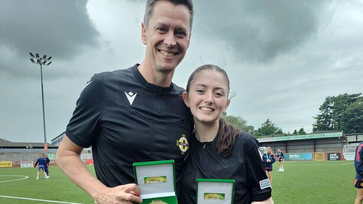 Carly Burns: ‘My dad is my inspiration’: Father and daughter referee at ...