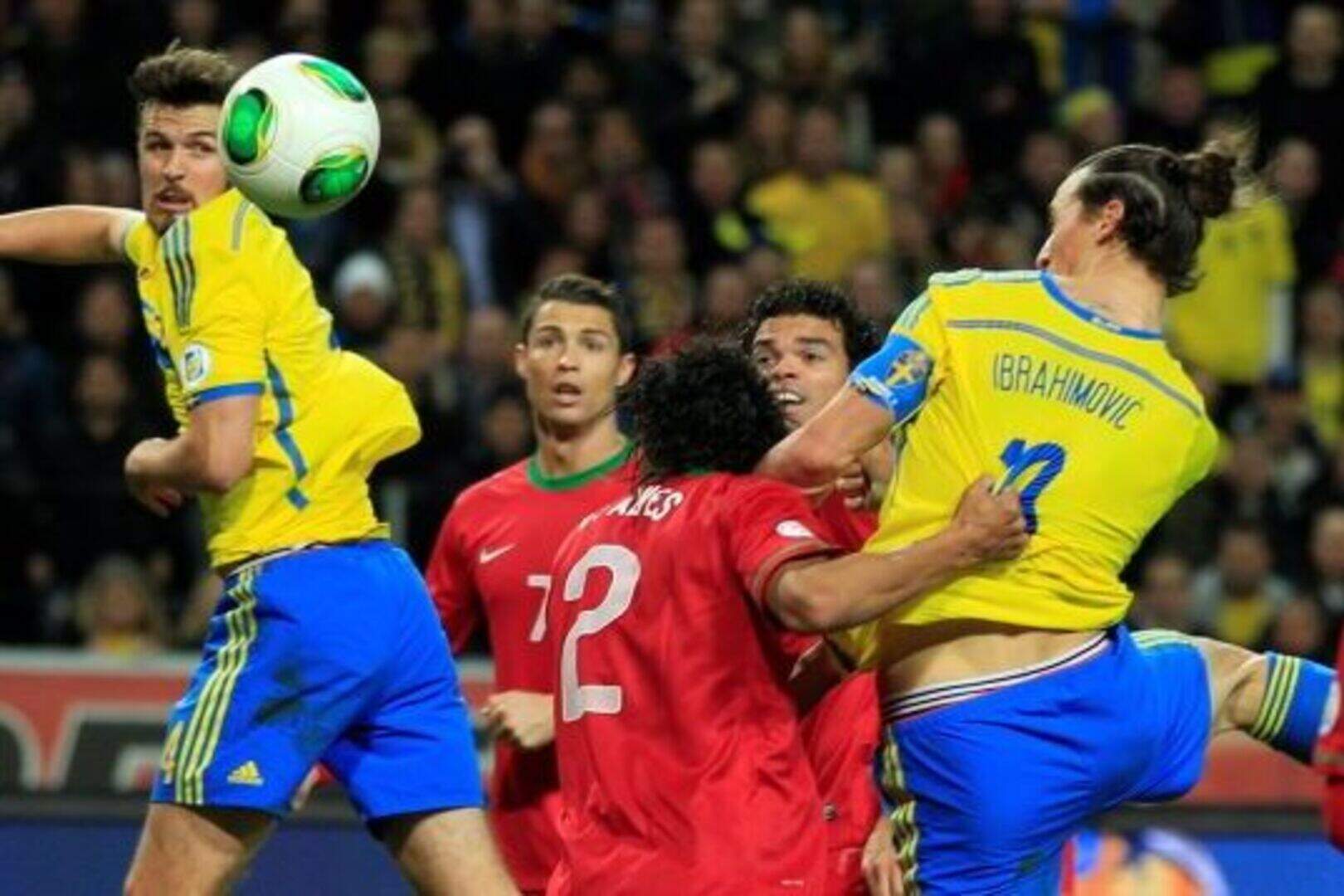 Sweden 2-3 Portugal: Ronaldo scores hat-trick to put Zlatan out of ...