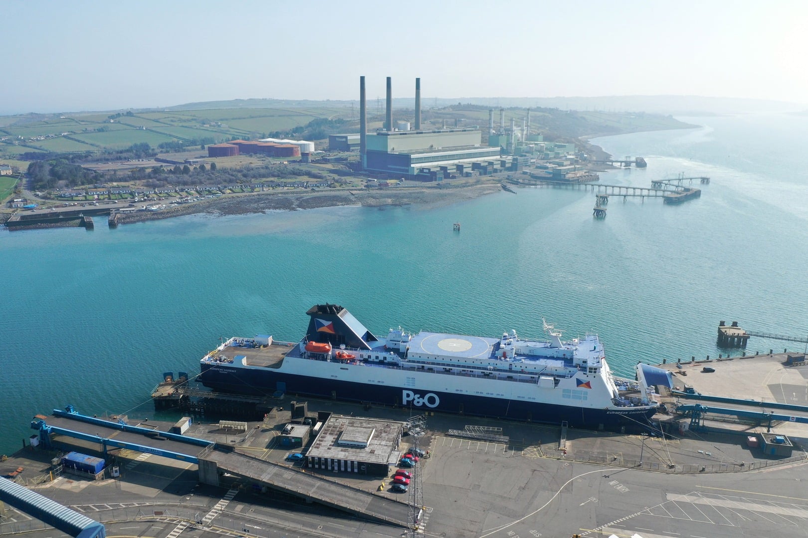 Larne and Cairnryan: Man overboard in Irish Sea, major search operation ...