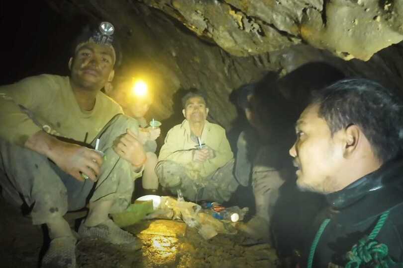 Rescuers free four villagers trapped in flooded Laos cave | Belfast ...