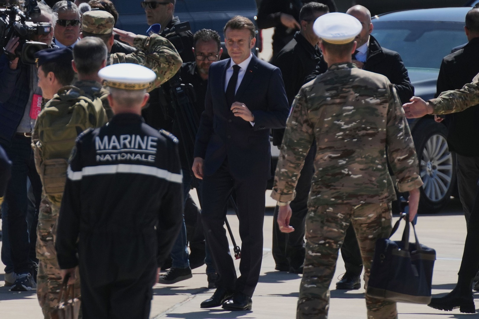 Europe rallies around Cyprus during Iran war as Macron visits island ...