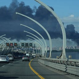 Ukrainian drones set fire to St Petersburg oil terminal ahead of Putin ...