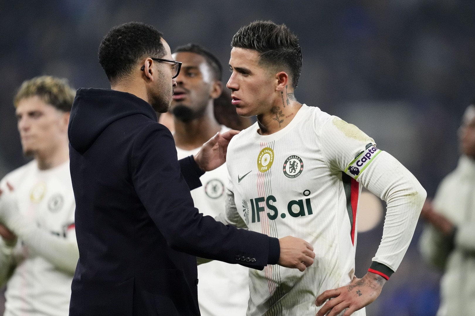 It’s not what people think – Liam Rosenior in a ‘good place’ with Enzo ...