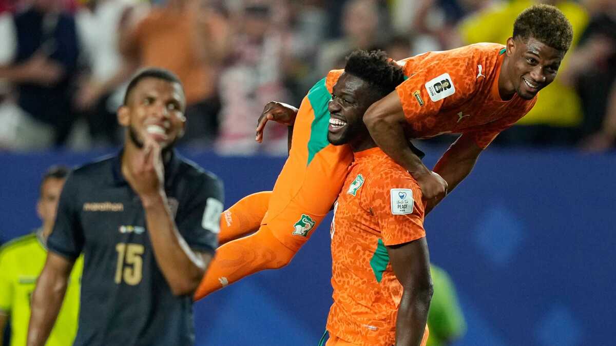 Late goal from Amad Diallo gives Ivory Coast victory over Ecuador ...