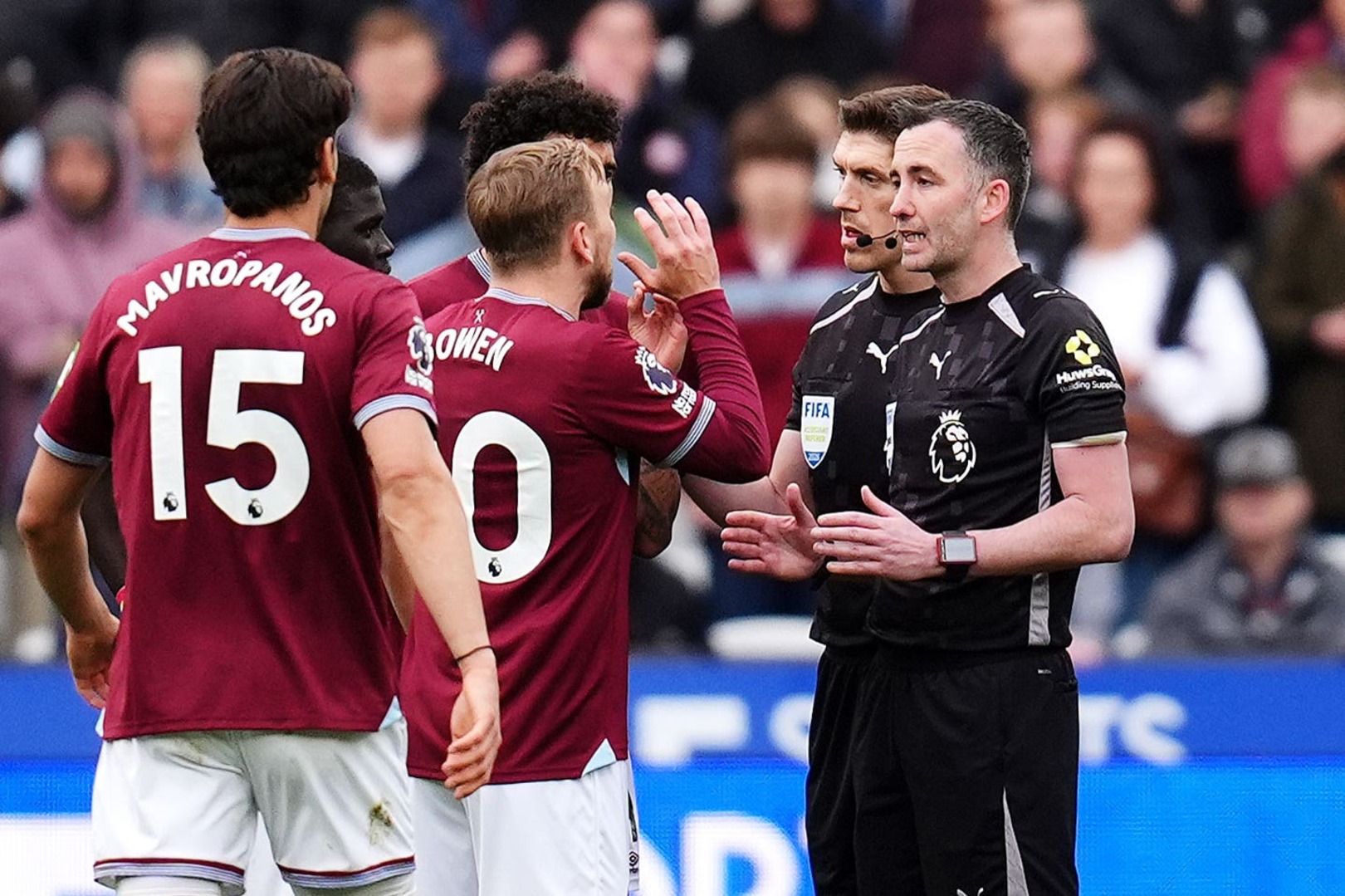 Ref and VAR praised for ‘really good teamwork’ in disallowing of West ...